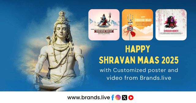Download Lord Shiva Sawan Somwar Posters Now | Brands.live