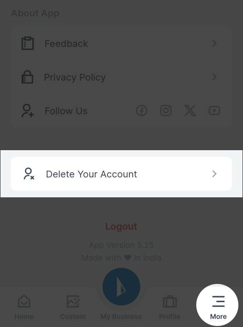 Account Deletion | Brands.live